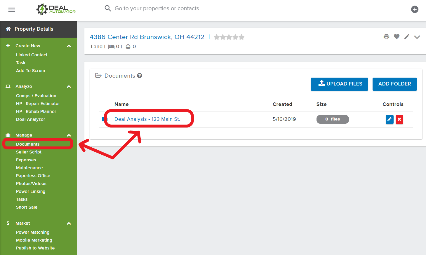 1 Page Deal Analyzer- Creating an Analysis - Deal Automator