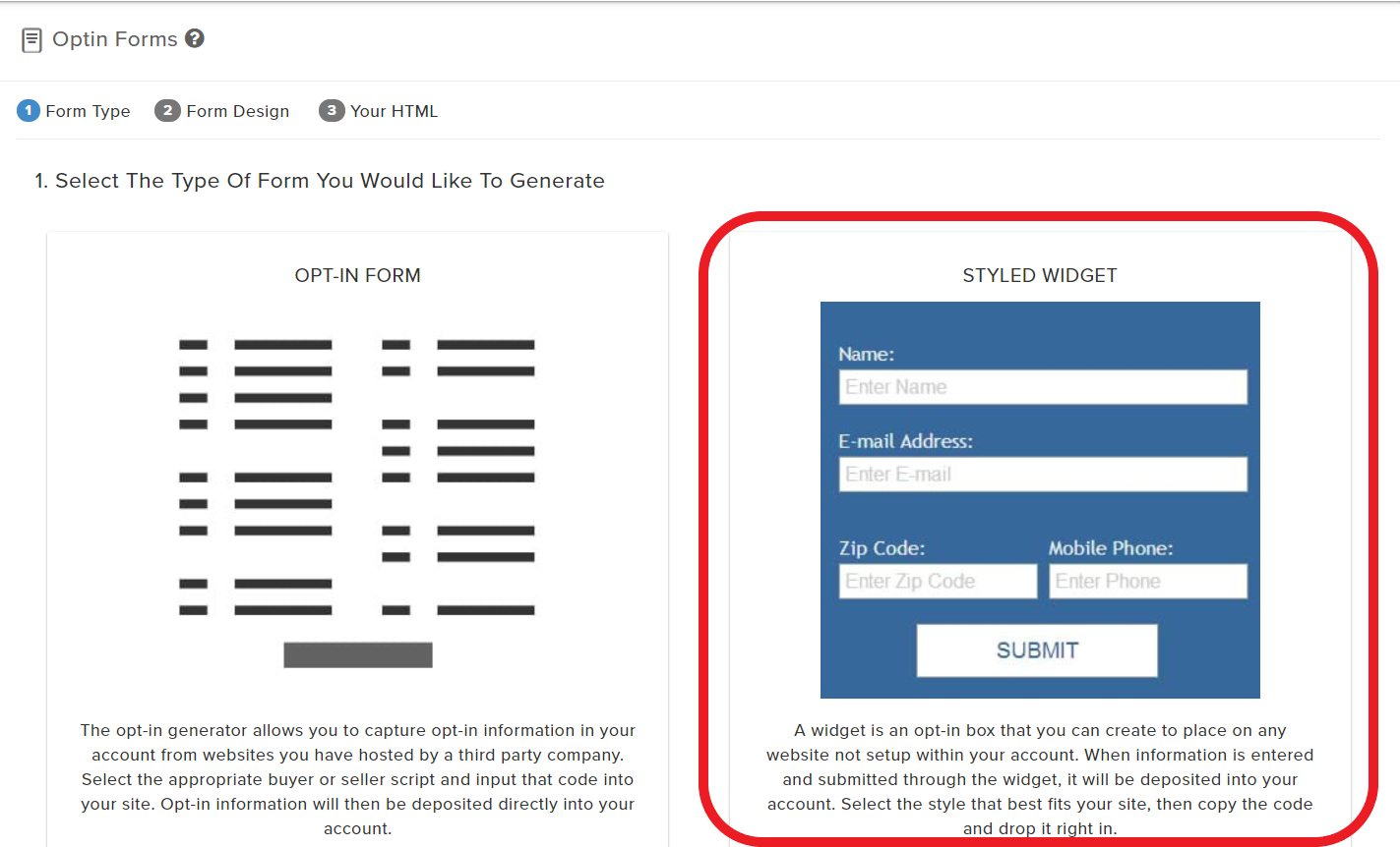 Widget Generator Setting Up A Widget On Your 3rd Party Website Deal